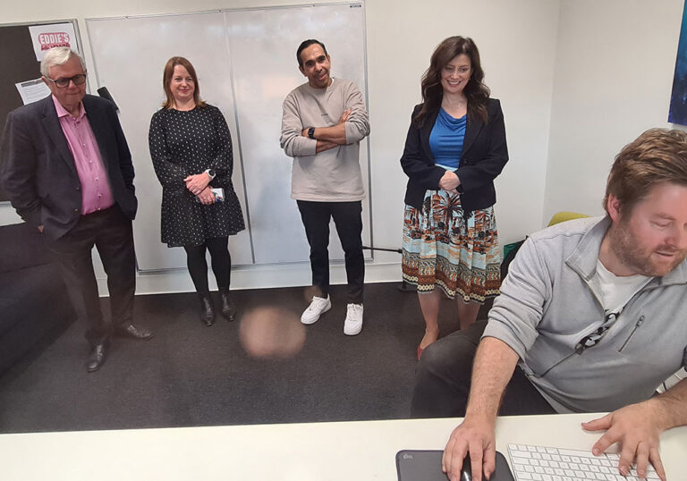 SAFC welcomes AFL great Eddie Betts to Adelaide Studios for new ...