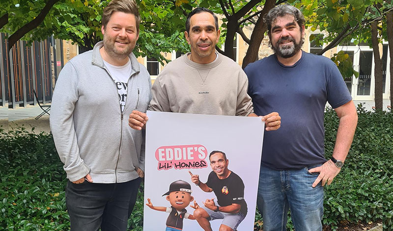 SAFC welcomes AFL great Eddie Betts to Adelaide Studios for new ...